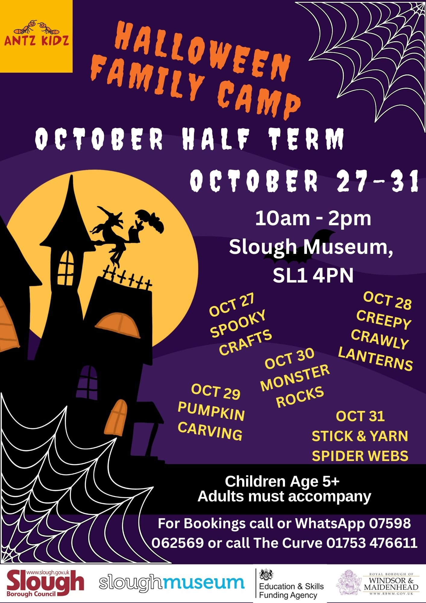 October Half Term Family Camp - The Slough Explorer